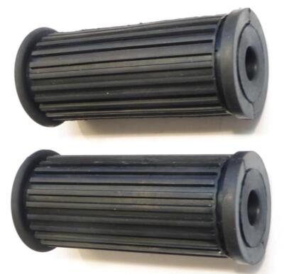 Laverda 750SF PAIR foot peg rubbers 14mm round peg x 105mm long X 39mm ...