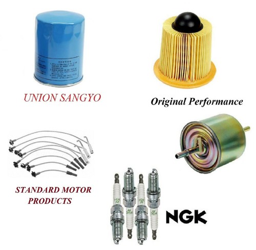 Tune Up Kit Air Oil Fuel Filters Wire Spark Plugs For FORD RANGER L4 2 ...
