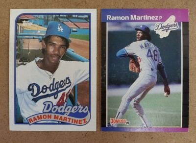 Ramon Martinez Rookie 1989 Topps #225 & 1989 Donruss 2 card lot | eBay