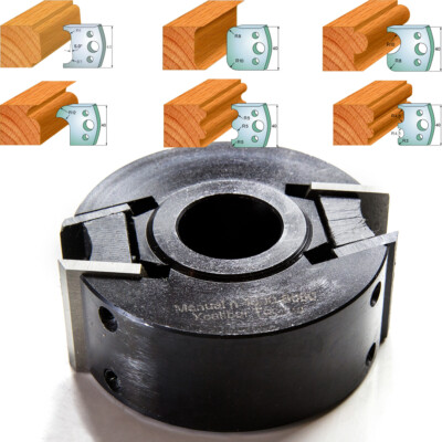 50mm Wide x 120mm Dia x 1 1/4 Inch Euro Spindle Moulder Cutter Block 00 ...