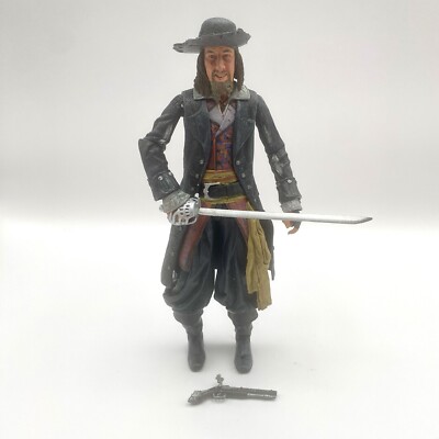 Pirates of the Caribbean CAPT BARBOSSA 7" Series 1 Curse of the Black ...