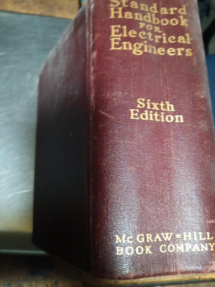 Standard Handbook for Electrical Engineers Vintage Book | eBay