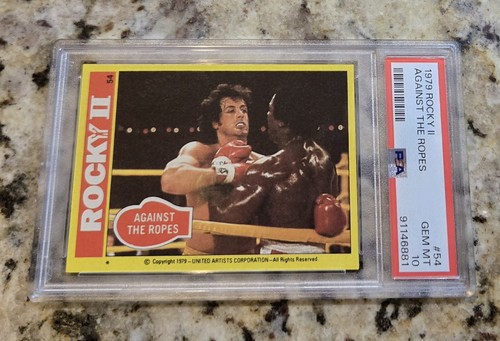 1979 Topps Rocky II #54 Against The Ropes PSA 10 GEM MINT (Pop 3) | eBay