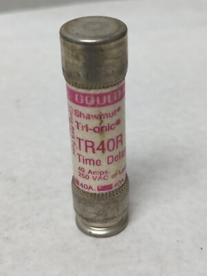 GOULD SHAWMUT,TR40R,TRI-ONIC 40 AMP FUSE PRE-OWNED | eBay