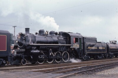 CANADIAN PACIFIC Railroad Steam Locomotive 3716 Provincial Museum Photo ...