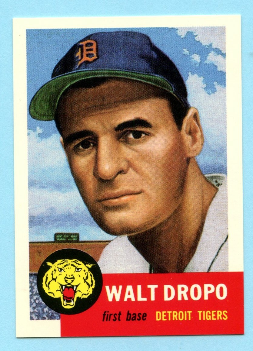 1953 Topps Archives #121 Walt Dropo - Detroit Tigers | eBay