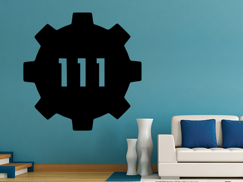 fallout vault new poster vinyl sticker xbox game home wall art room ...