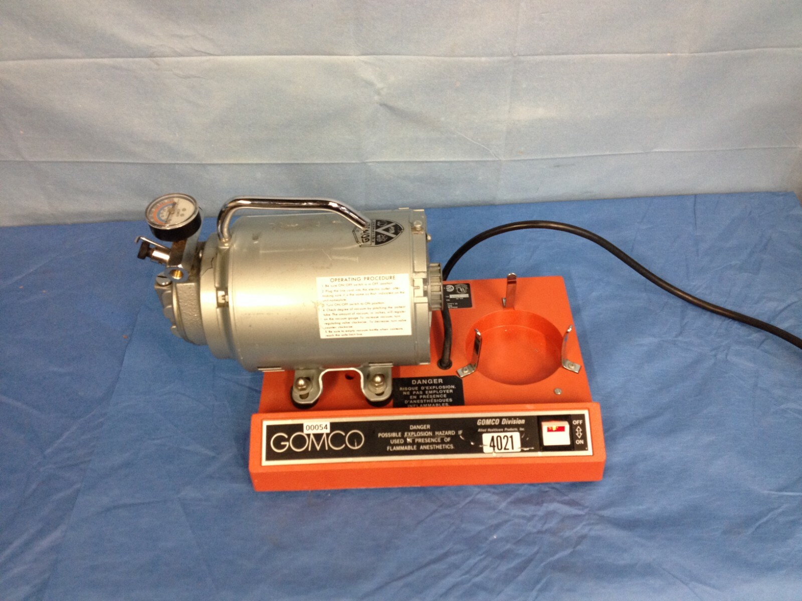Gomco Aspirator Suction Vacuum Pump 4021 | eBay