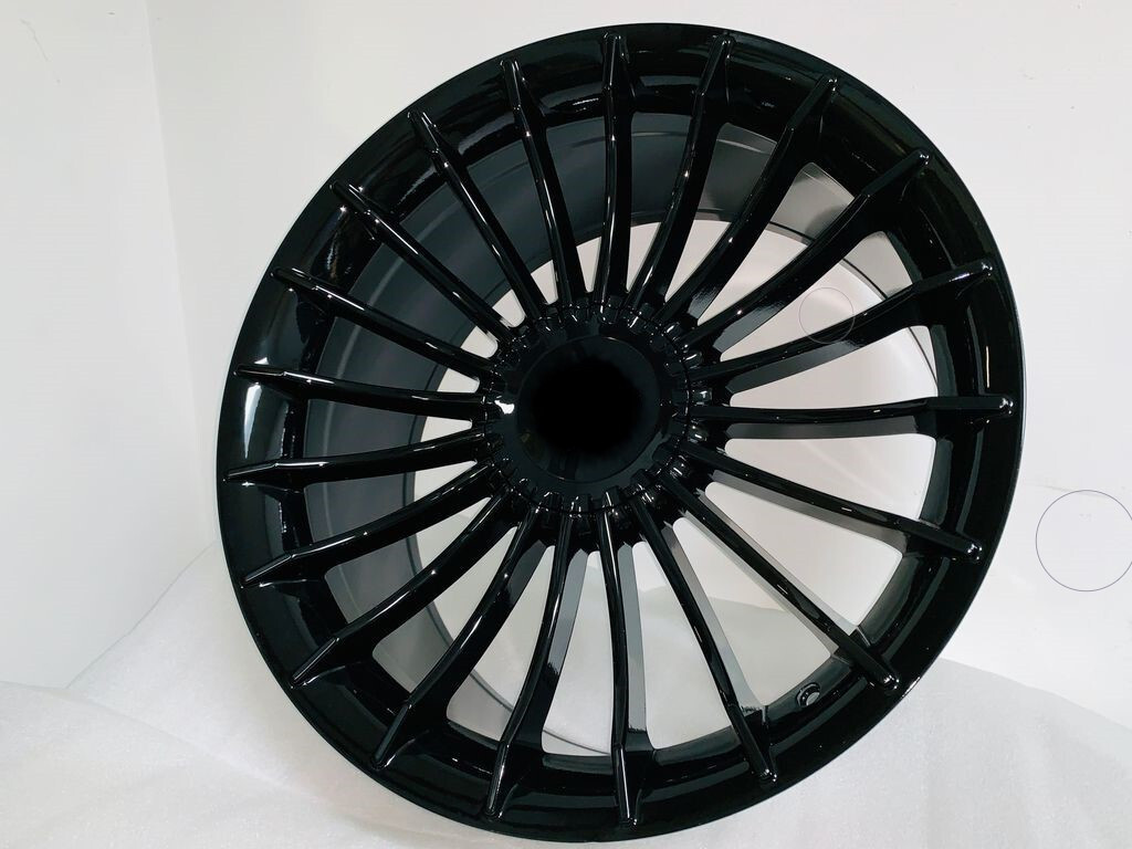 (4) 20" Gloss Black Alpina B7 BMW Wheels Rims fits E65 740IL 750IL 5/6 ...