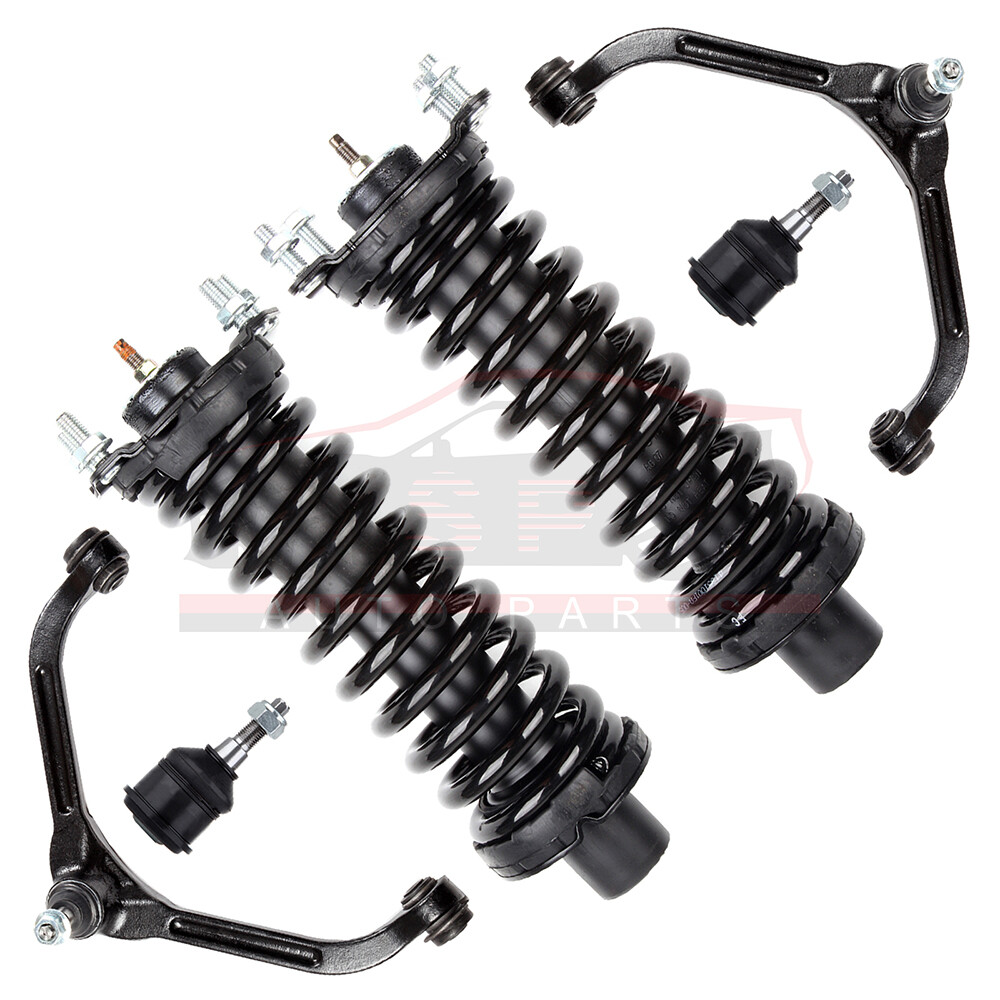 For 2002-2004 Jeep Liberty Front Complete Struts & Control Arm & Ball ...