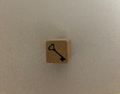 The Paper Studio - Rubber Stamp - Heart Key - Extra Small Size | eBay