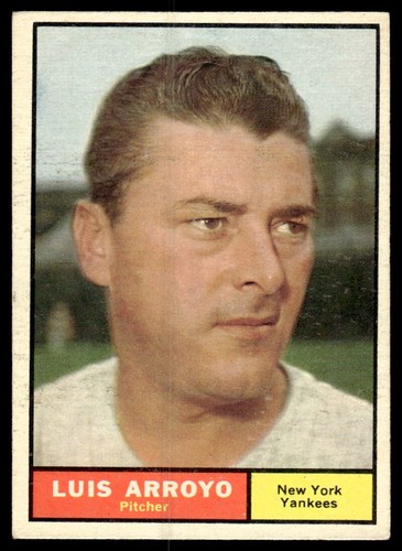 1961 Topps Luis Arroyo :" New York Yankees #142 | eBay