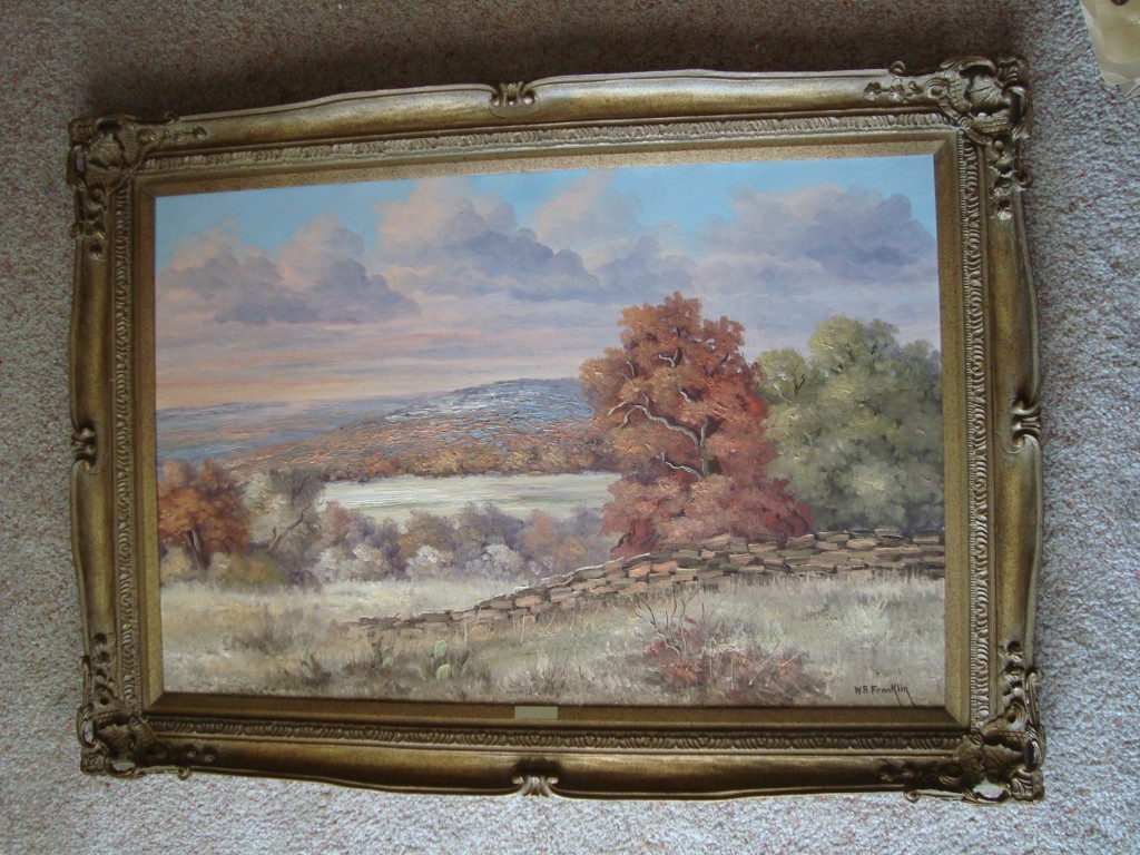 W. B. "Dub" Franklin, Jr. (TEXAS, 1933 - 2001), Original Oil on Canvas ...