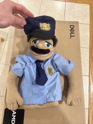 Melissa & Doug Police Officer Cop Plush Hand Puppet - NO STICK (Good ...
