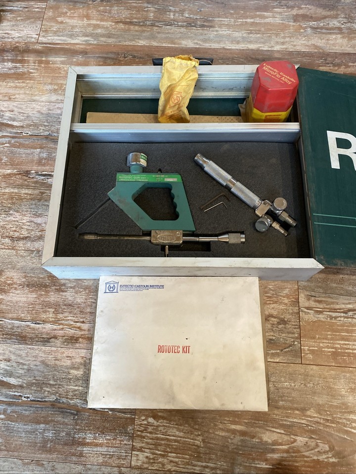 Rototec Model 1 Castolin Eutectic Flame Spray Gun with Powder ROTOTEC ...