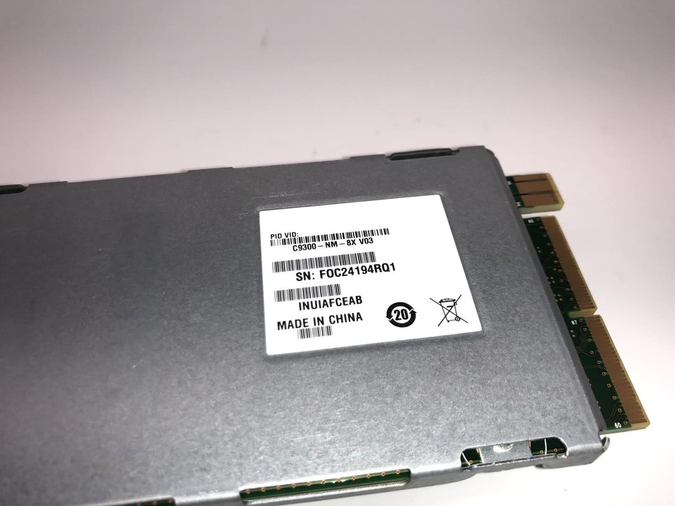 Cisco C9300-NM-8X V03 8-Port 10GE Network Module / 73-16295-07 - VGC | eBay