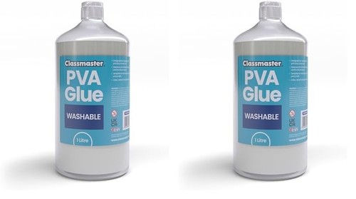 1 litre Classmaster PVA Glue - Basic (Pack of 2) 1 litre (Pack of 2 ...