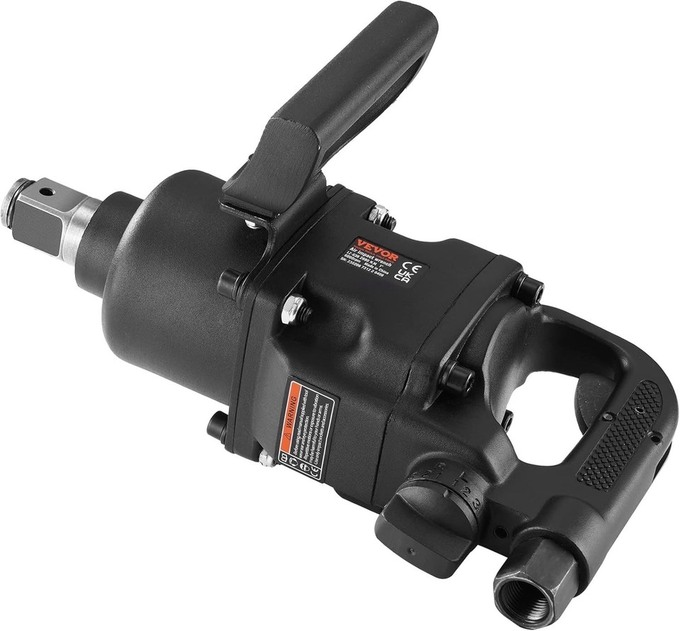 VEVOR 1 Inch Air Impact Wrench, Up to 2730 ft-lbs Reverse Torque Output ...