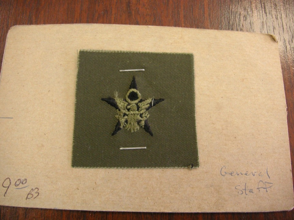 PATCH GENERAL STAFF - Patch #43 | eBay