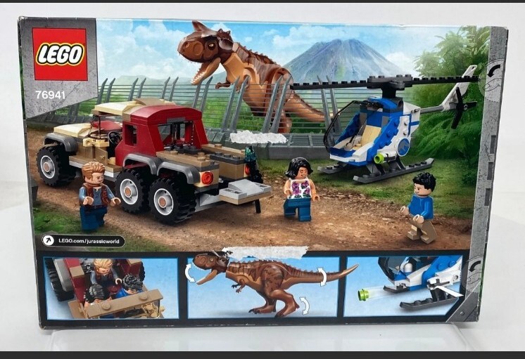 LEGO 76941 Jurassic World Park Carnotaurus Dinosaur Chase New sealed | eBay