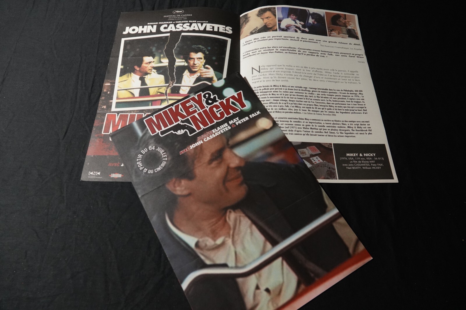 MIKEY ET NICKY john Cassavetes Peter Falk synopsis presse cinema | eBay