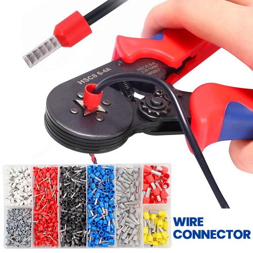 1200pcs Seal Terminal Block Insulated Wire Connector Set Assortment For ...