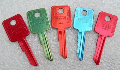 RA4 Aluminum KEY blanks Curtis set of 5 bin[x1] | eBay