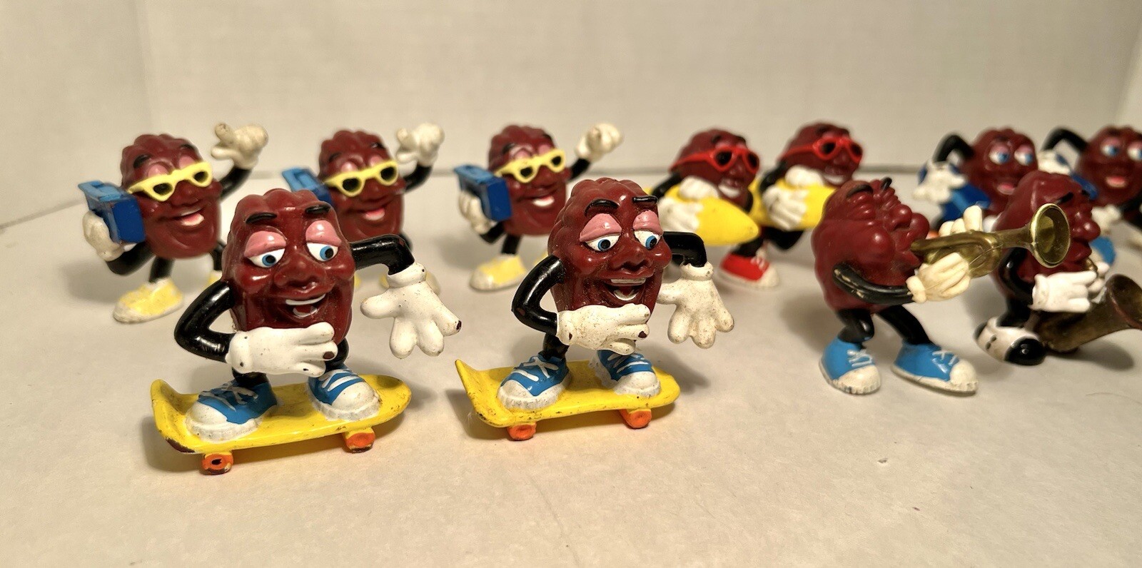 Vintage Lot of 15 1987-87 Applause California Raisins PVC Figures | eBay