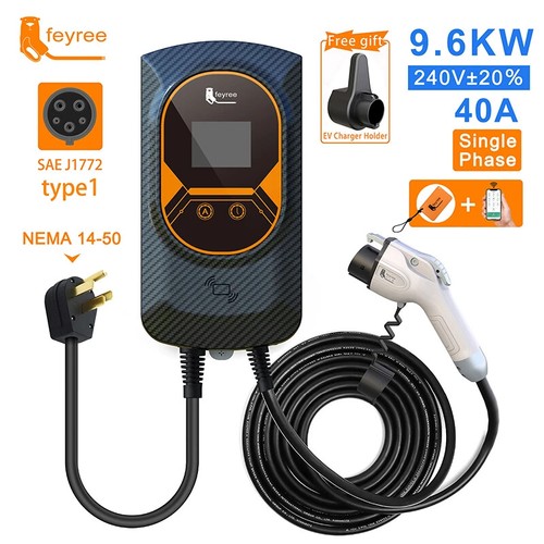 Feyree Level 2 EV Charger 40A For Chargepoint EV Charging Station ...