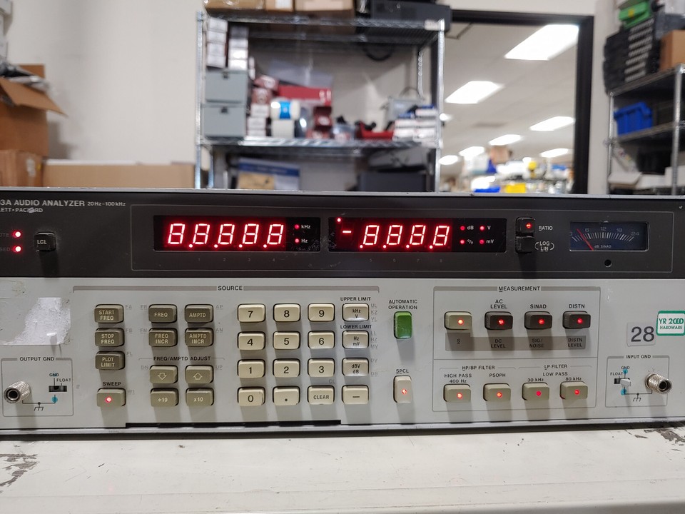 HP 8903A 20Hz-100kHz Audio Analyzer Opt 001 | eBay
