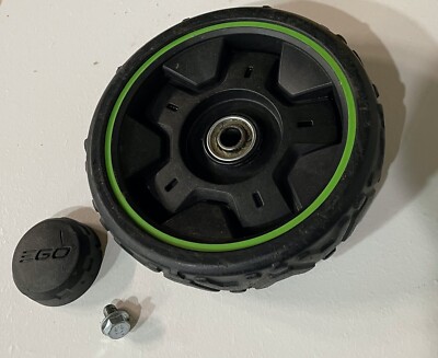 Genuine EGO front wheel with cap & bolt for LM2100SP - used | eBay