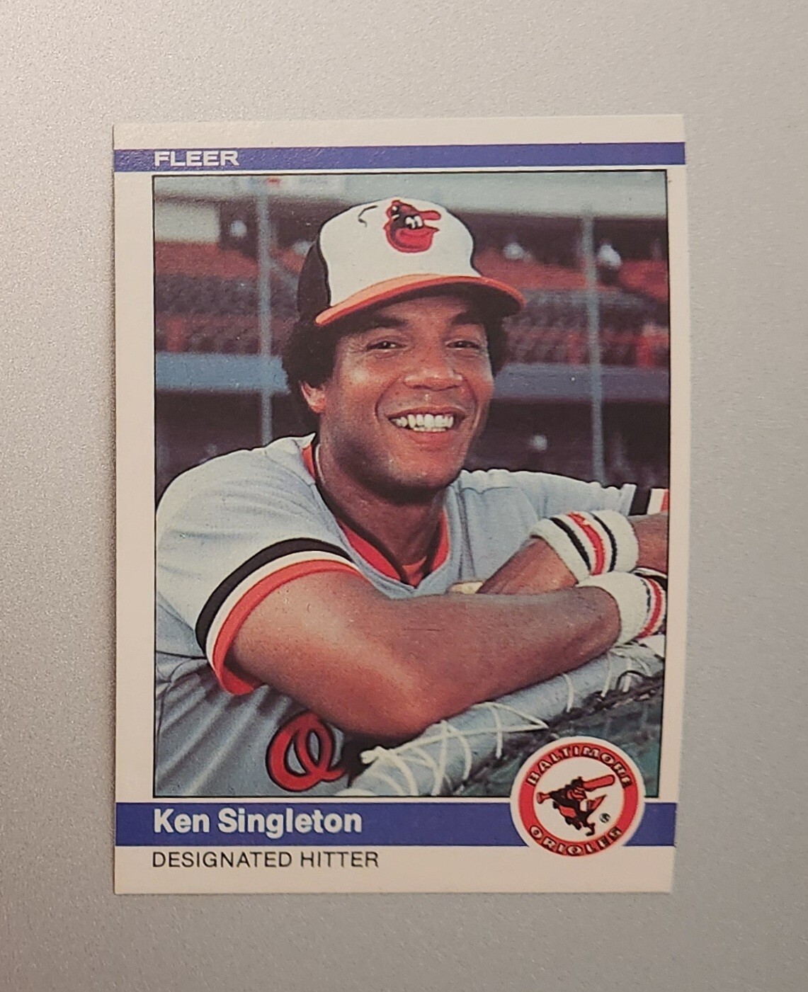 1984 FLEER KEN SINGLETON BALTIMORE ORIOLES #21 | eBay