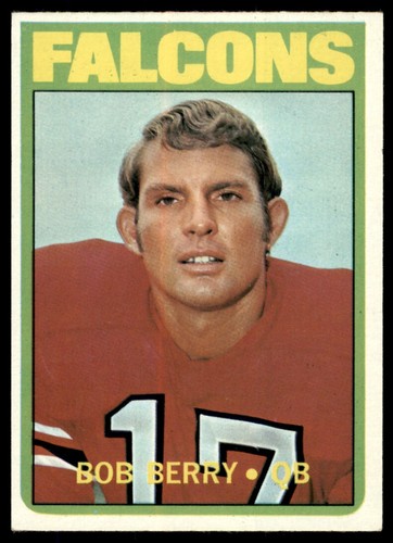 1972 Topps Football Bob Berry Atlanta Falcons #107 | eBay