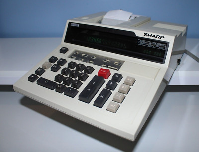 Sharp Compet CS-4187 - 12 Digit 2 Color Electronic Printing Desktop ...