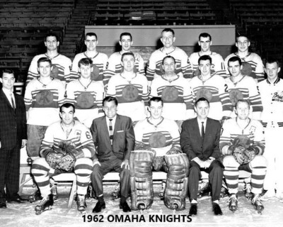 1962 OMAHA KNIGHTS 8X10 PHOTO HOCKEY IHL | eBay