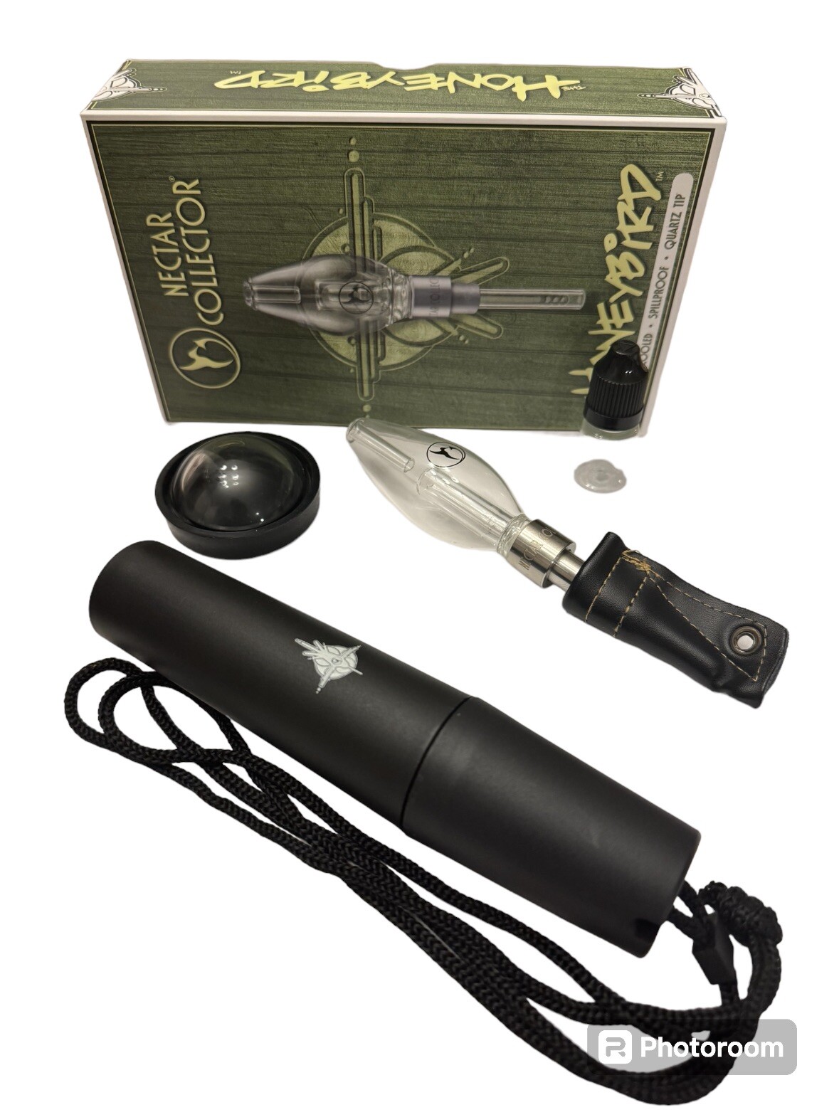 The Honey Collector NC Quartz Tip Straw w Travel Set Pipe Tobacco ...