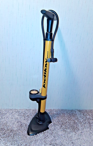 Topeak Joe Blow Sport Bike Floor Tire Pump Twin Head with Gauge 160 PSI ...