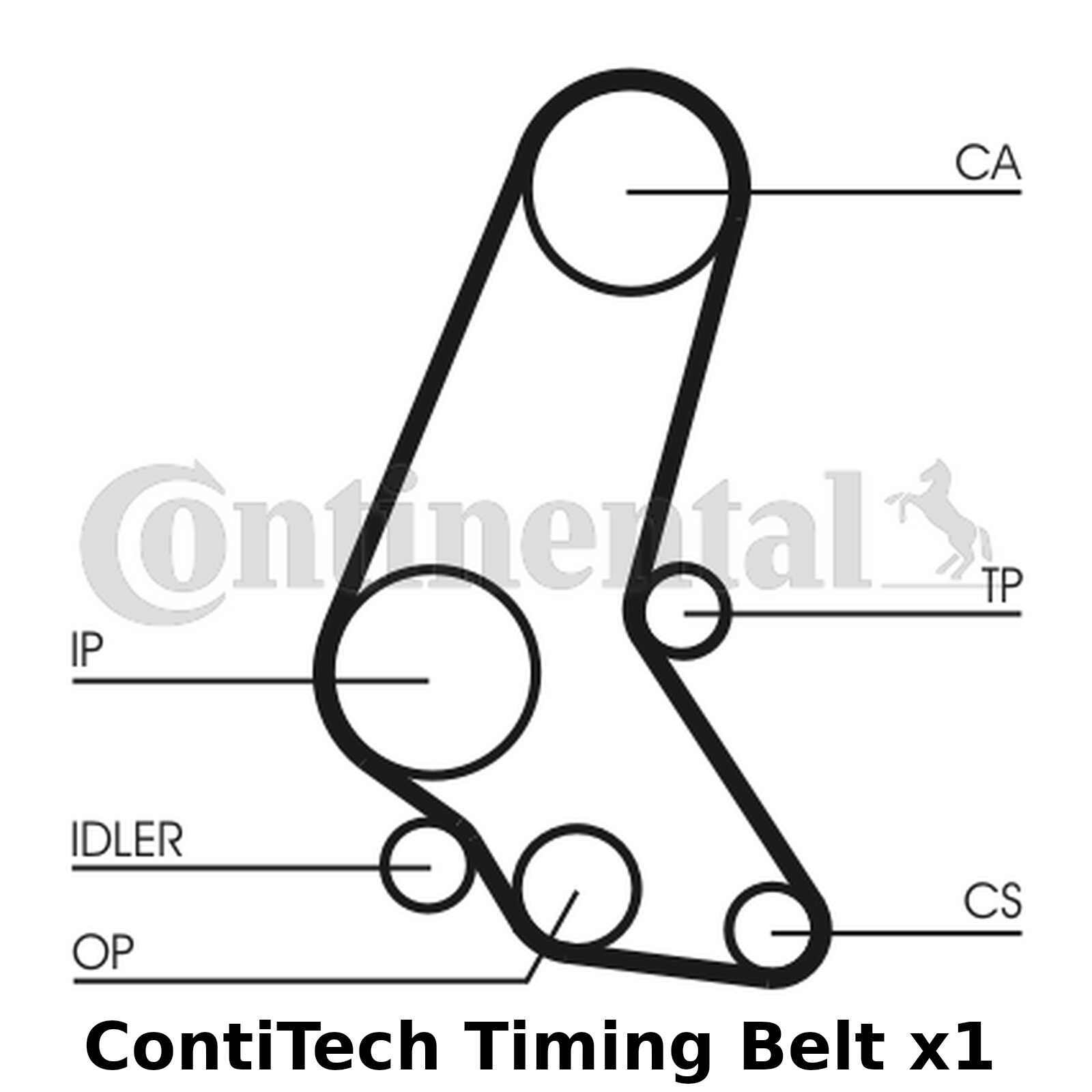 ContiTech Timing Belt - CT748 , 136 Teeth, Cam Belt - OE Quality | eBay