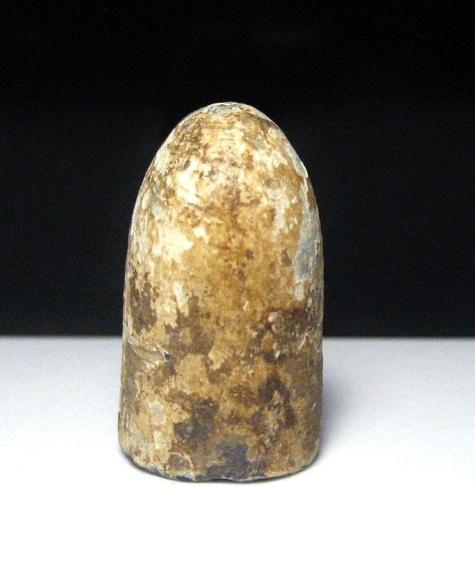 Gettysburg Civil War Relic Carved CS Confederate Enfield Bullet Dug in ...