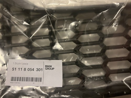NEW BMW OEM Front Bumper Open Grille Driver Side Left 51118054301, 51 ...