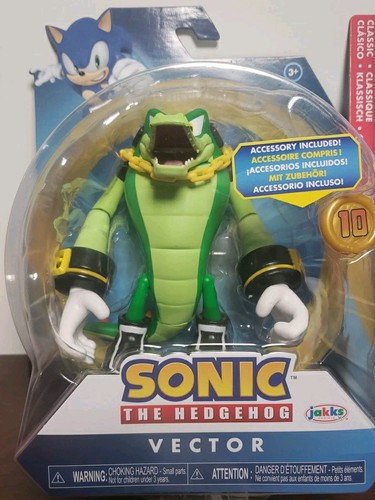 Sonic The Hedgehog Classic FANG And VECTOR Action Figures Lot Of 2 | eBay