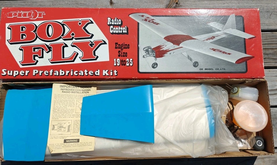 Pilot Box Fly Super Prefab Kit 713 Balsa RC Model airplane Kit OK Model ...