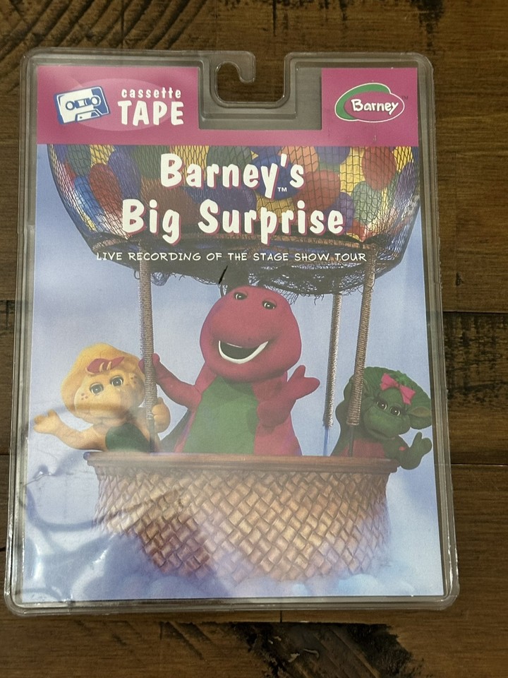 Barney's Big Surprise! Live On Stage Audio Cassette NEW FACTORY SEALED ...