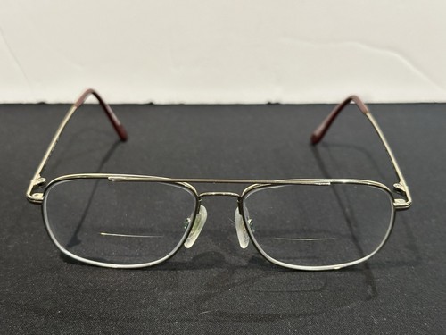 Autoflex 44 Flexon by Marchon Eyeglasses 57-16-140 Brown Silver Glasses ...