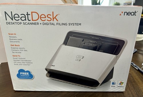 NeatDesk Desktop Scanner and Digital Filing System / Color Navy Blue | eBay