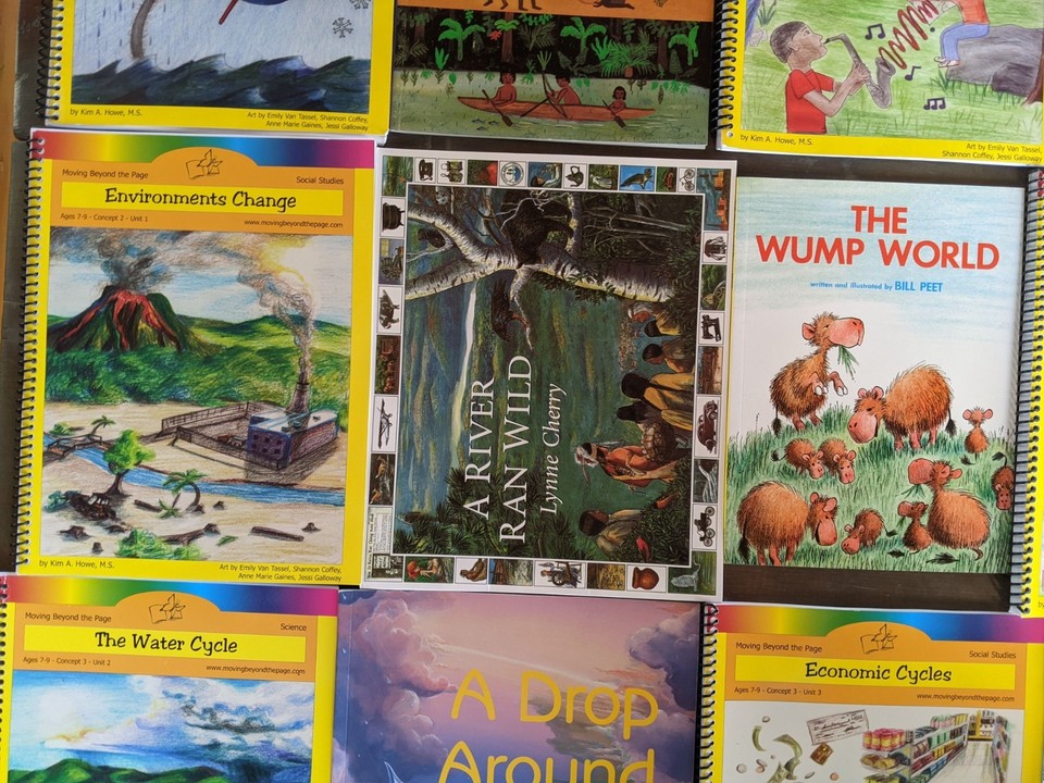 Moving Beyond the Page Unit Study Curriculum 7-9 LOT 35 Books 20 ...
