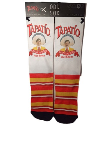 Tapatio Hot Sauce Socks Cool Odd Sox Size 6-13 Official Fit Cotton 2021 ...