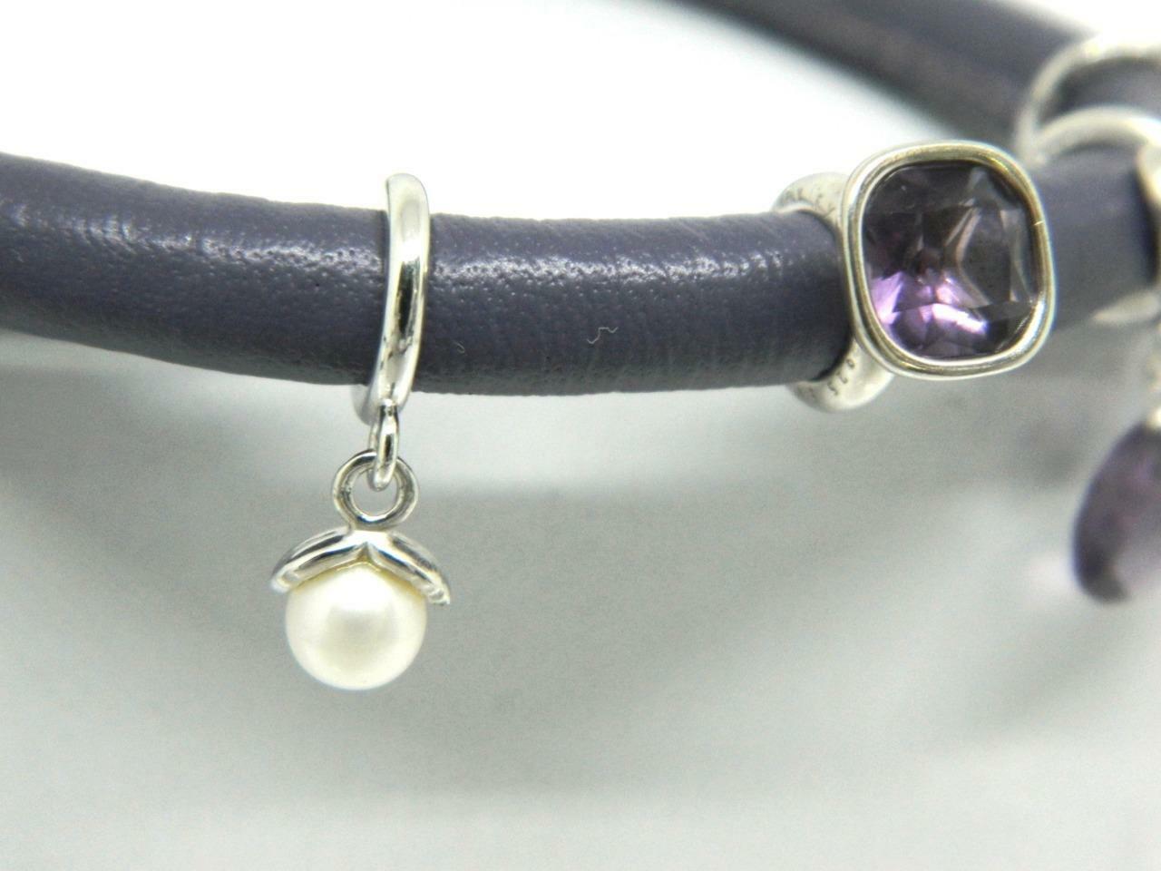 BUY 1 GET 1 ENDLESS Purple Sage Wrap Silver Clasp Sterling 4 Charm ...