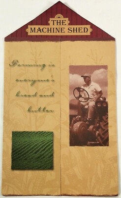 2002 Vintage HUGE Menu THE MACHINE SHED Farming Restaurant Iowa | eBay