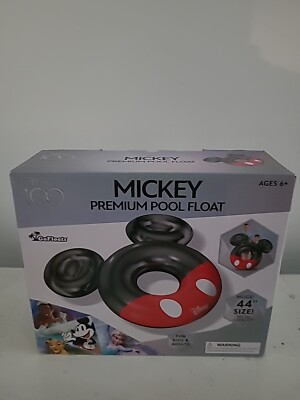 Disney Mickey Mouse Swimming Pool Float Premium 44 in 300lbs Huge ...